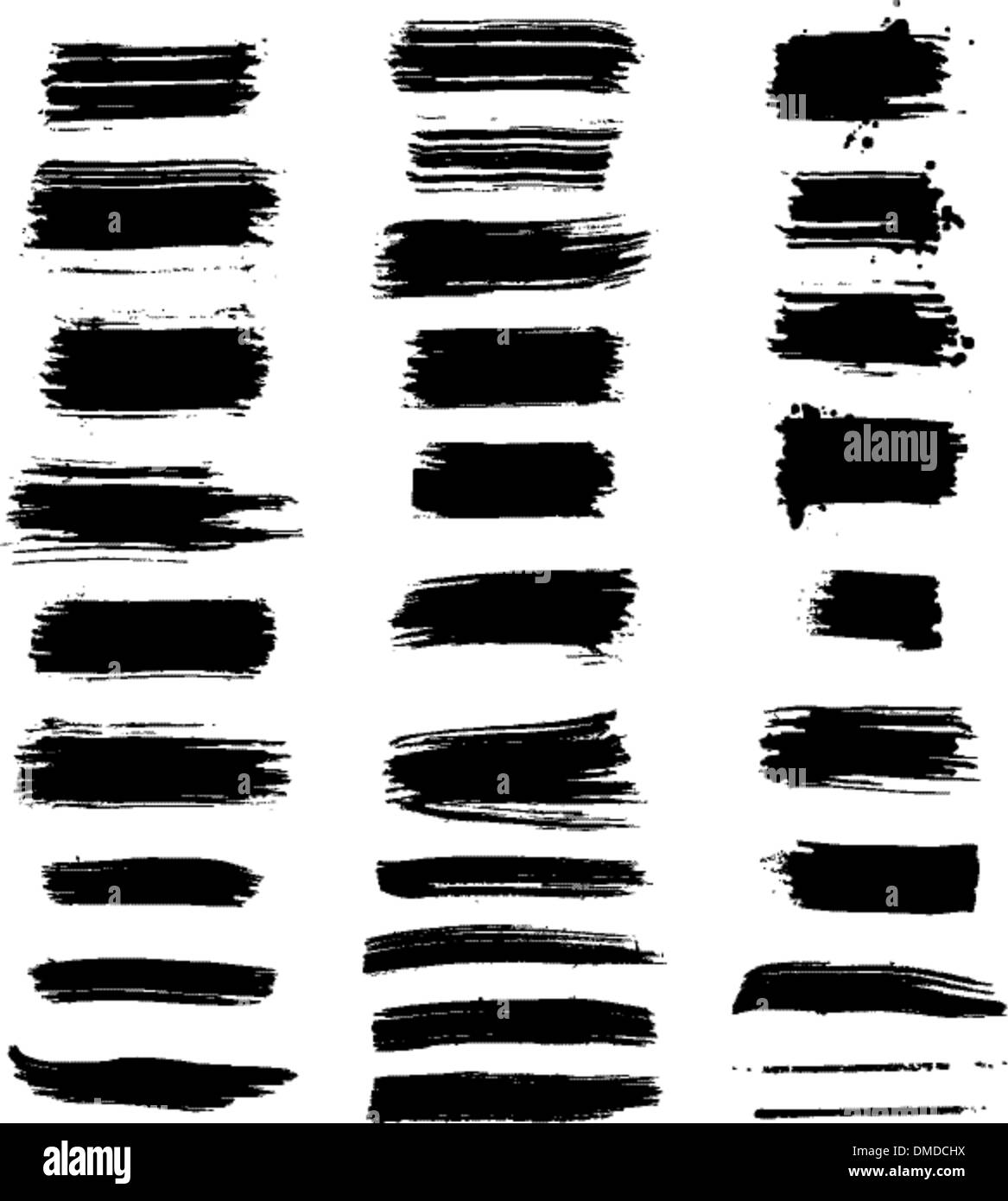 Brush strokes template background Black and White Stock Photos & Images ...