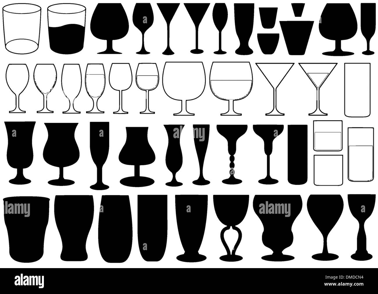 Leon glass Stock Vector Images - Alamy