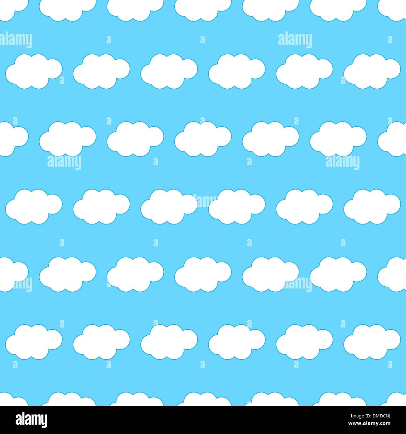Cloud seamless background Stock Vector Image & Art - Alamy