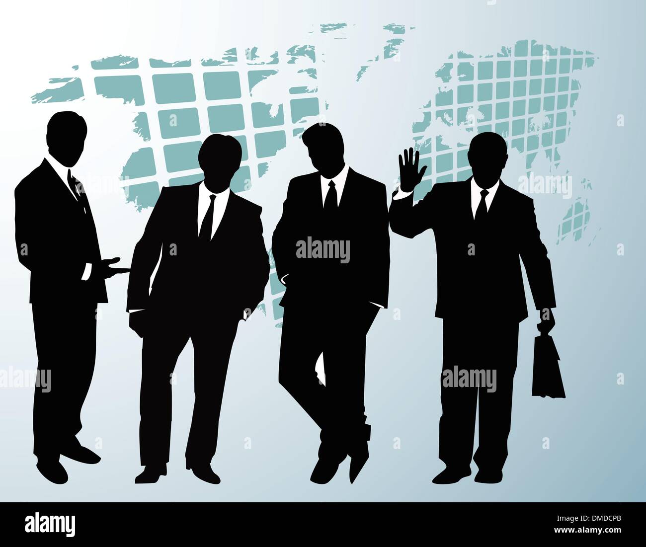the vector business silhouette Stock Vector Image & Art - Alamy