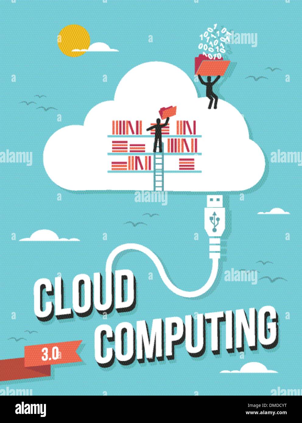 Cloud computing concept Stock Vector Image & Art - Alamy