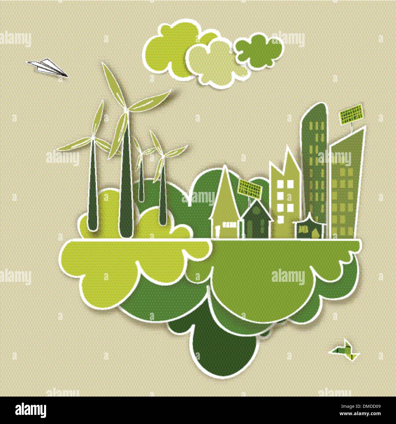 Go green city concept Stock Vector Image & Art - Alamy Go green city concept Stock Vector Image & Art - Alamy