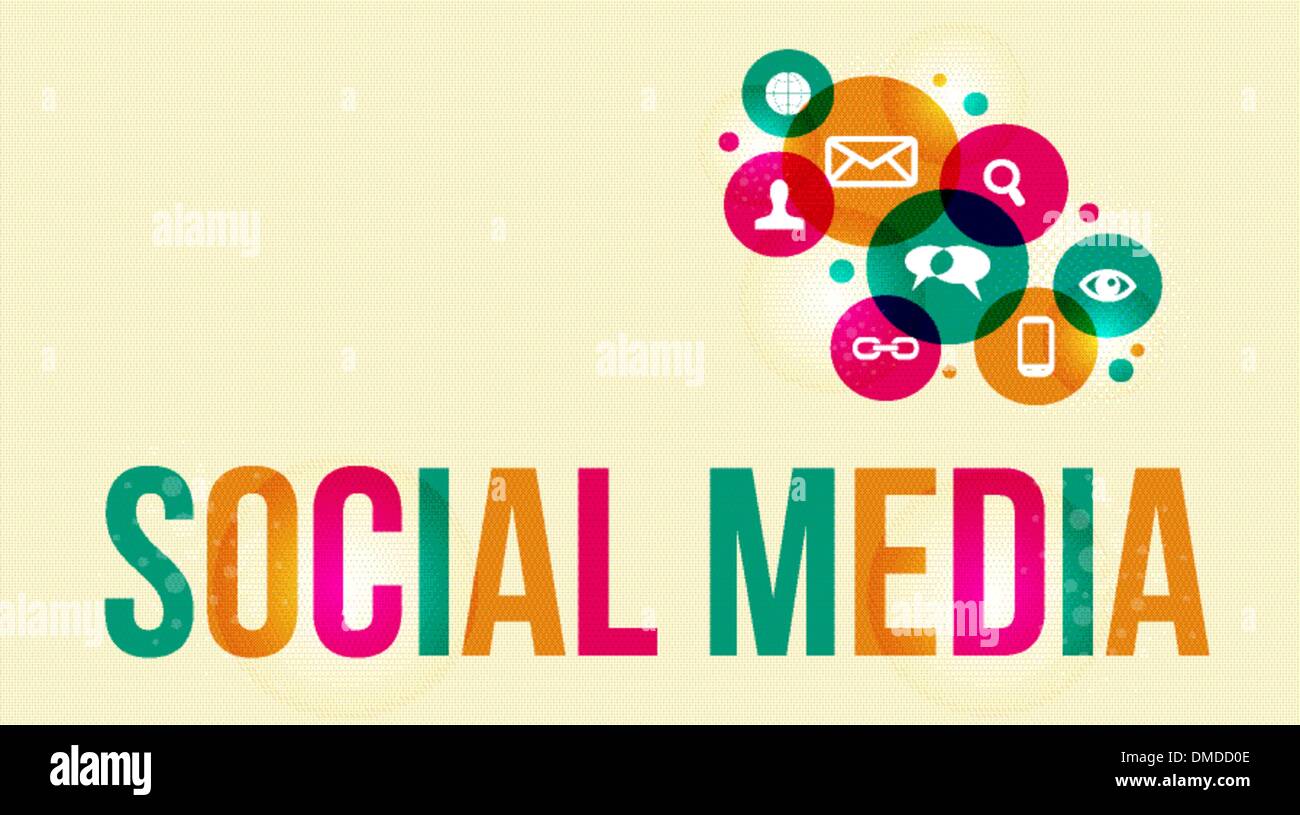 Social media background Stock Vector Image & Art - Alamy