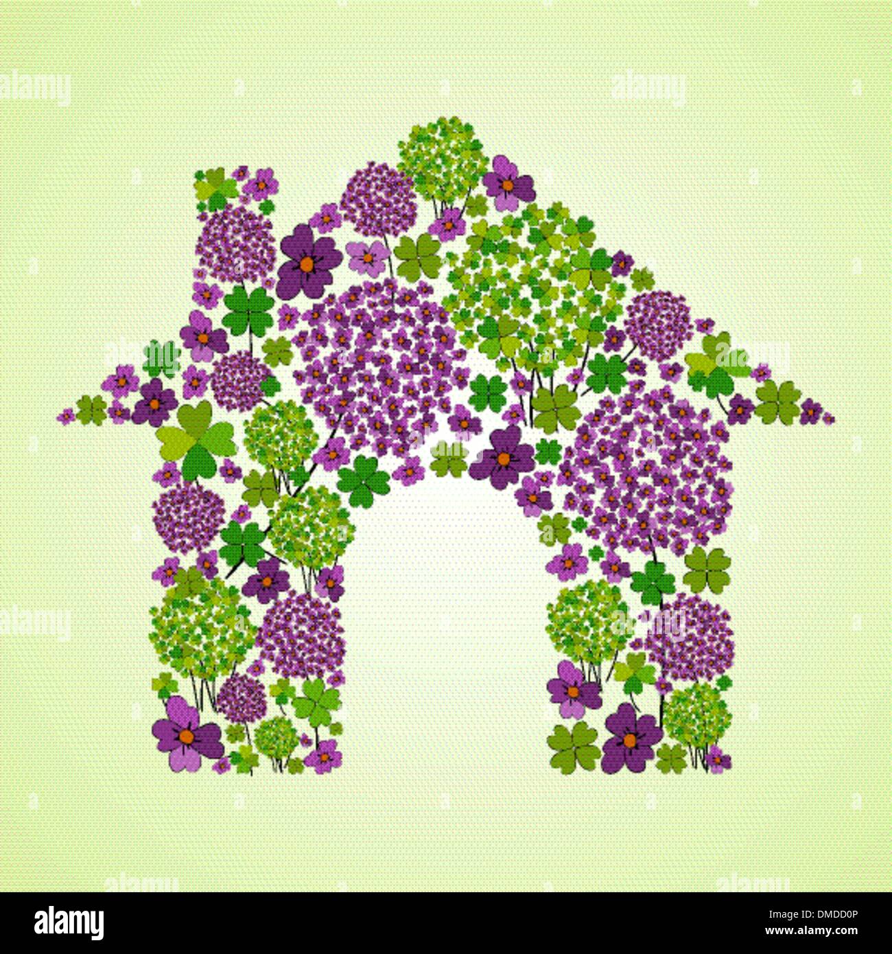 Spring house icon Stock Vector Image & Art - Alamy