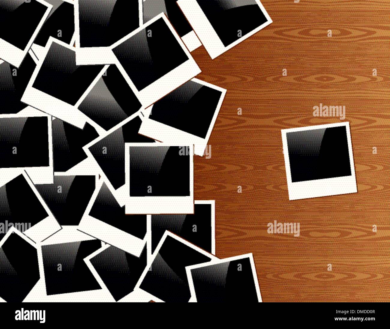 Vintage style wooden frame Stock Vector Images - Alamy