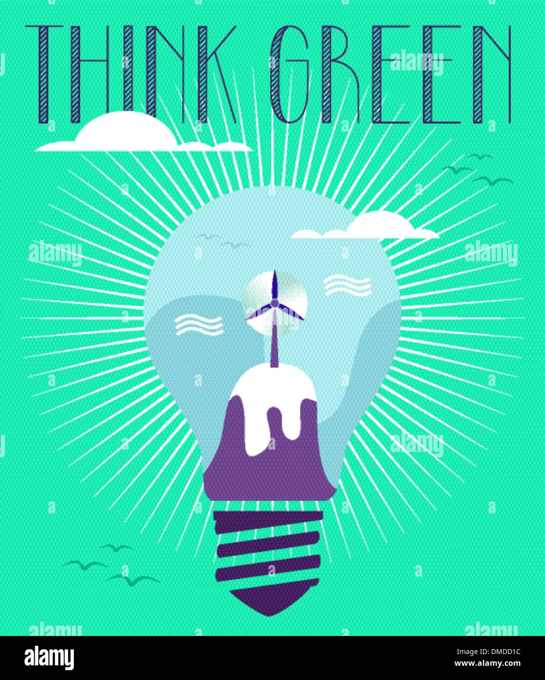 Green idea concept Stock Vector Image & Art - Alamy