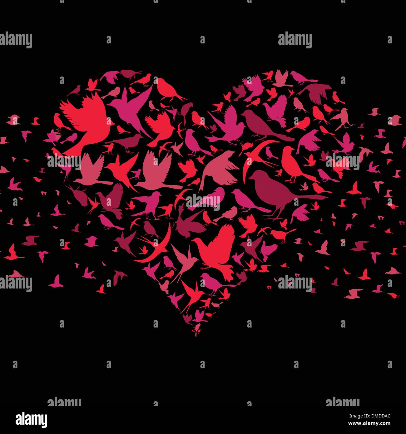 Heart a bird3 Stock Vector Image & Art - Alamy