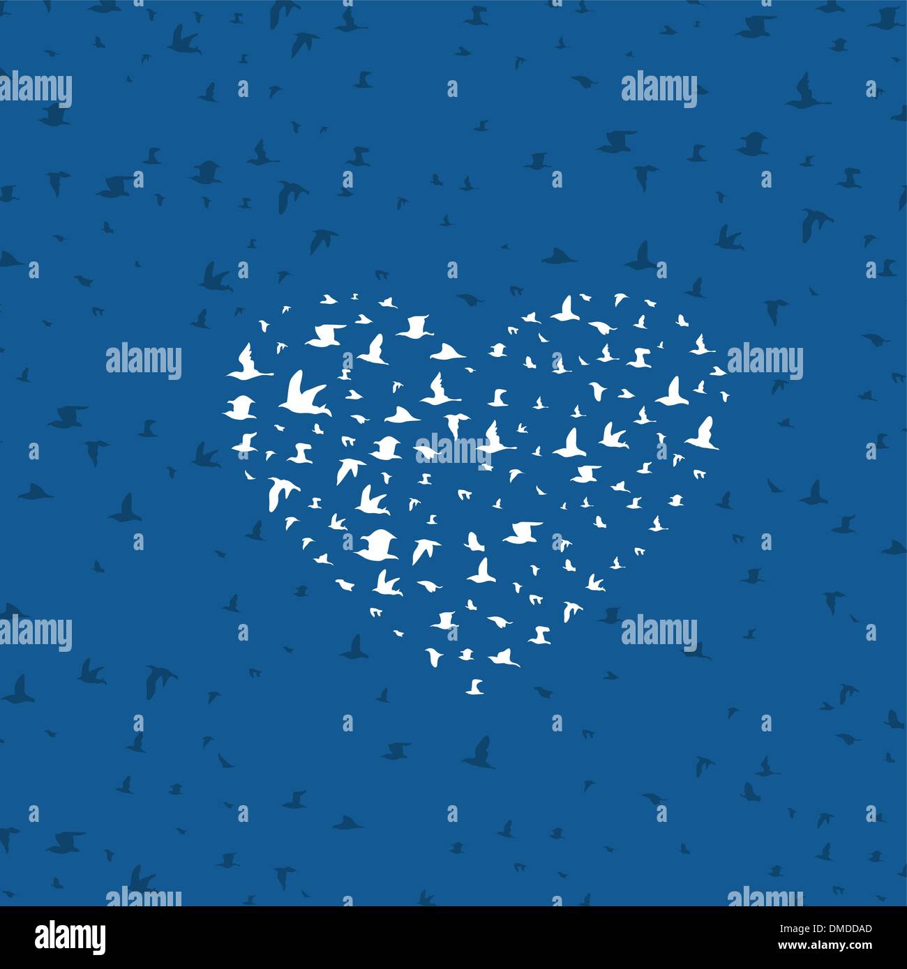 Heart a bird4 Stock Vector Image & Art - Alamy