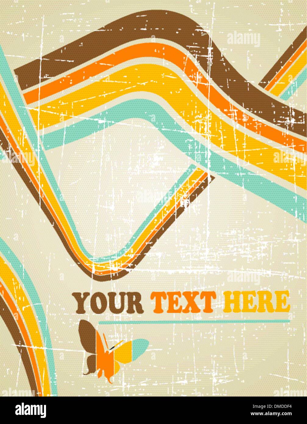 the vector retro grunge background Stock Vector Image & Art - Alamy