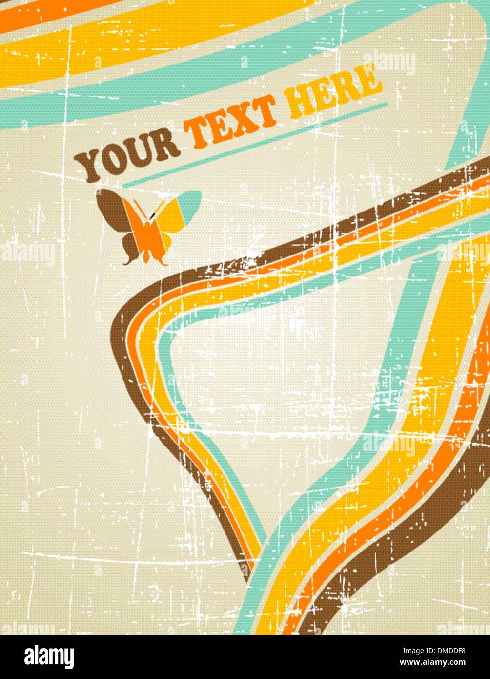 the vector retro grunge background Stock Vector Image & Art - Alamy