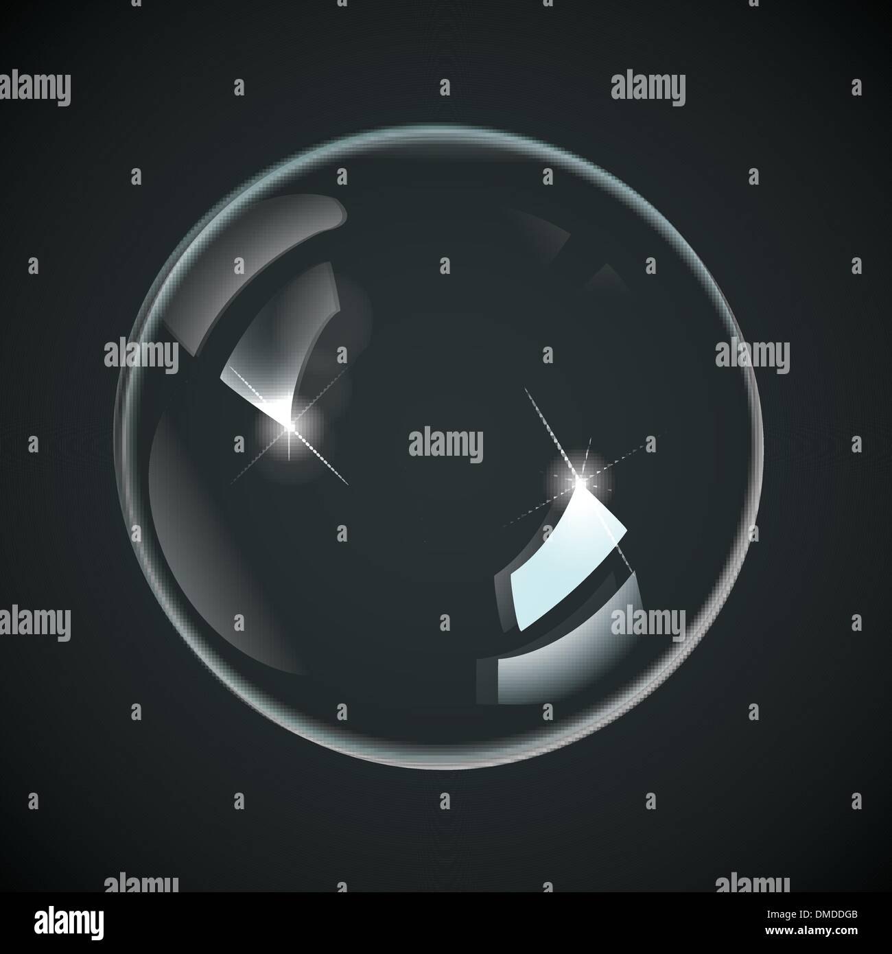 Blue air balloon bubbles Stock Vector Images - Alamy