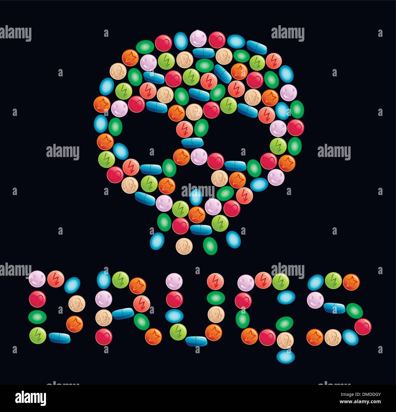 Drugs money Stock Vector Images - Alamy