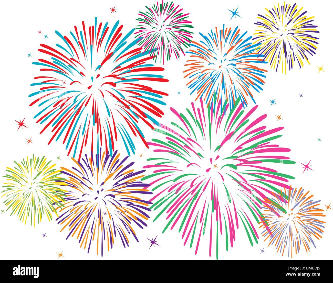 vector fireworks Stock Vector Image & Art - Alamy