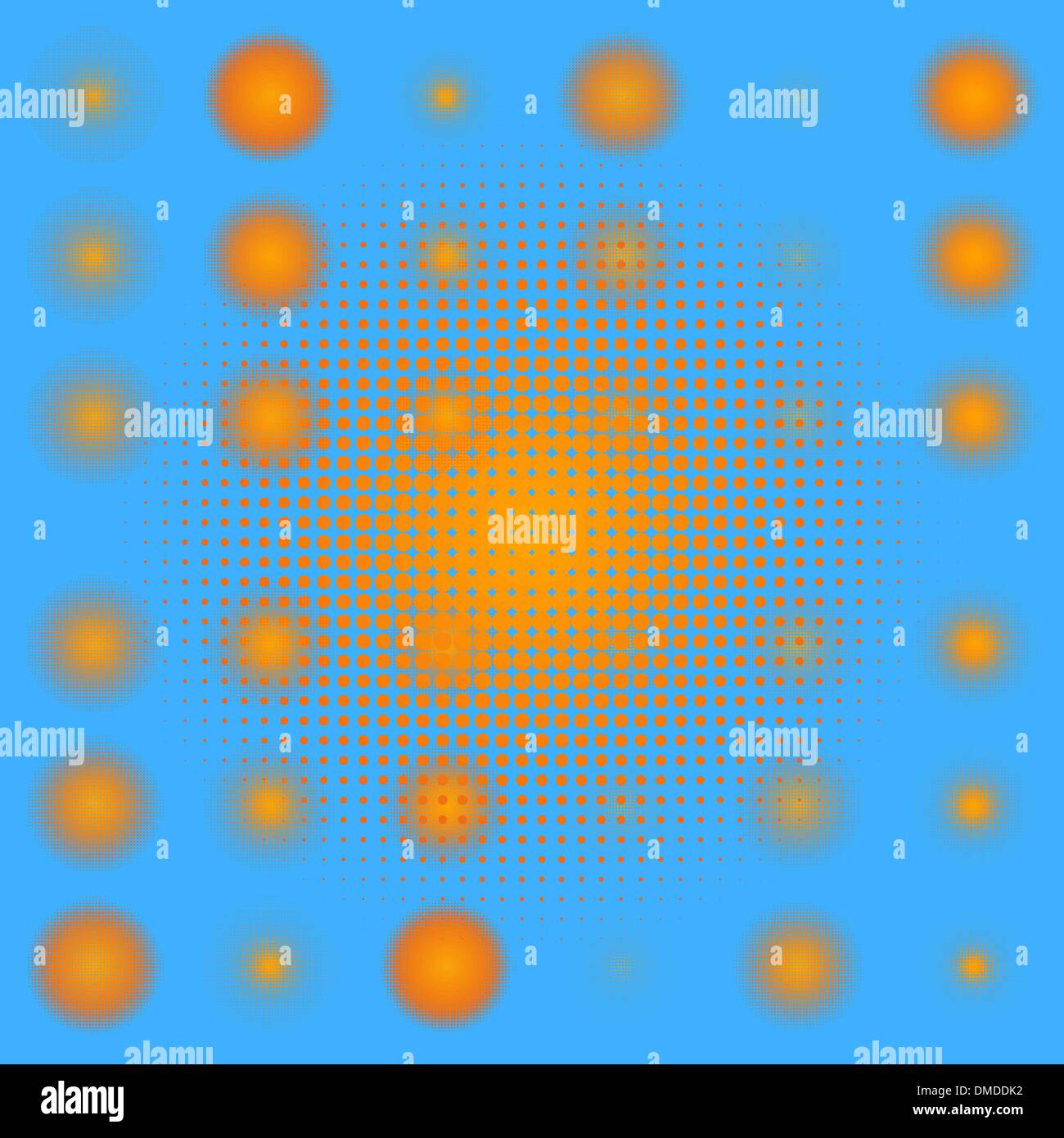 Set of spotted Orange halftone. EPS 8 Stock Vector Image & Art - Alamy