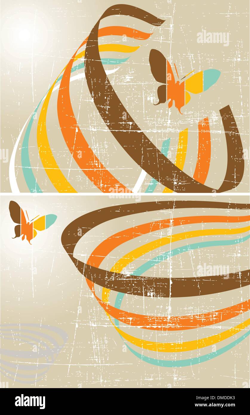 the vector retro grunge background Stock Vector Image & Art - Alamy