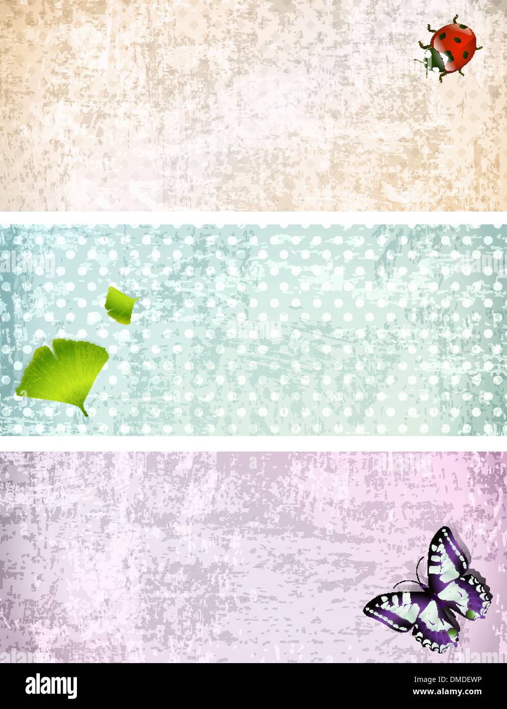 Old horizontal background banner Stock Vector Images - Alamy