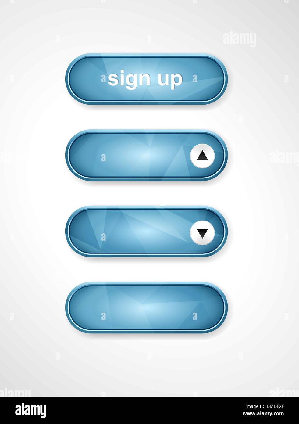 Blue symbol bubbles button hi-res stock photography and images - Alamy