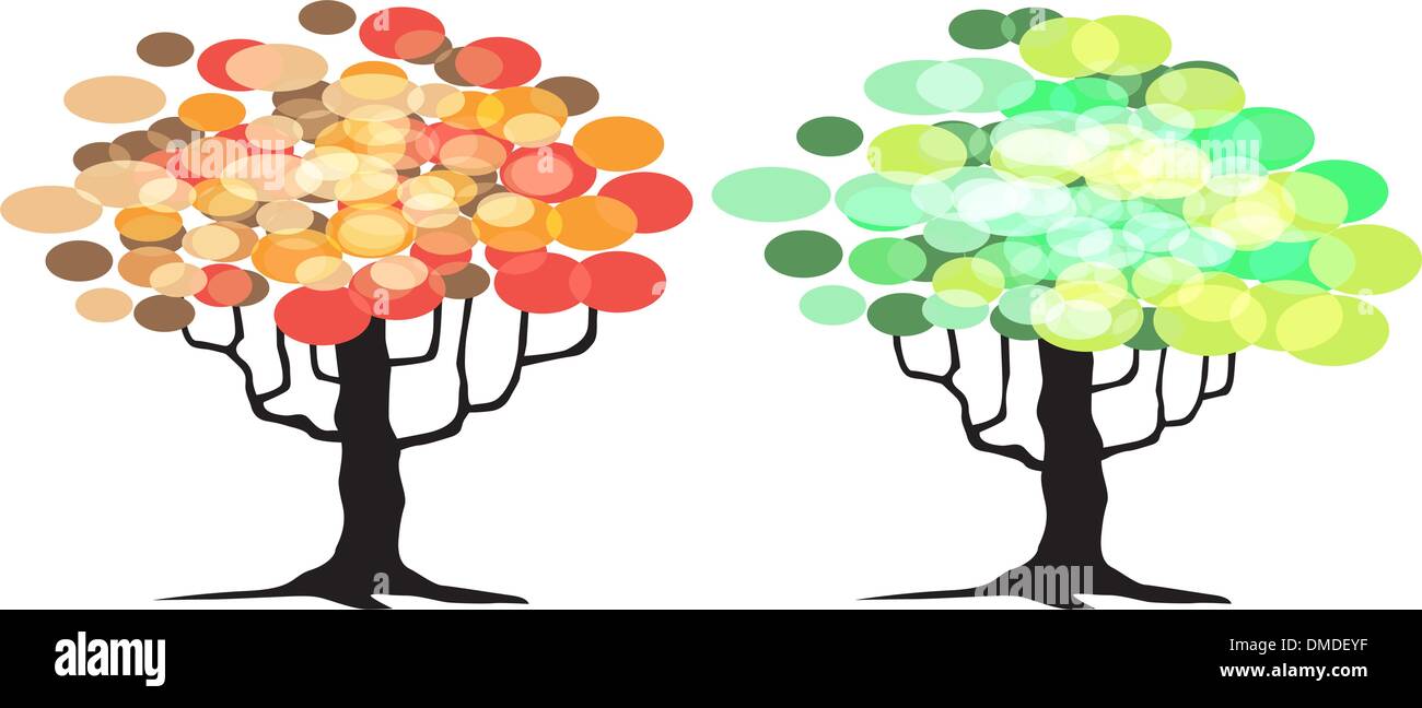 Abstract tree - graphic element Stock Vector Image & Art - Alamy