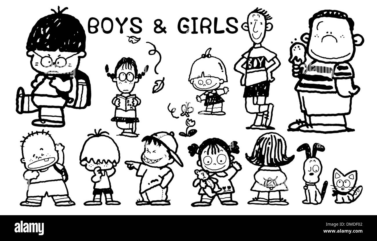 Teenager boy cartoon icon vector hi-res stock photography and images ...