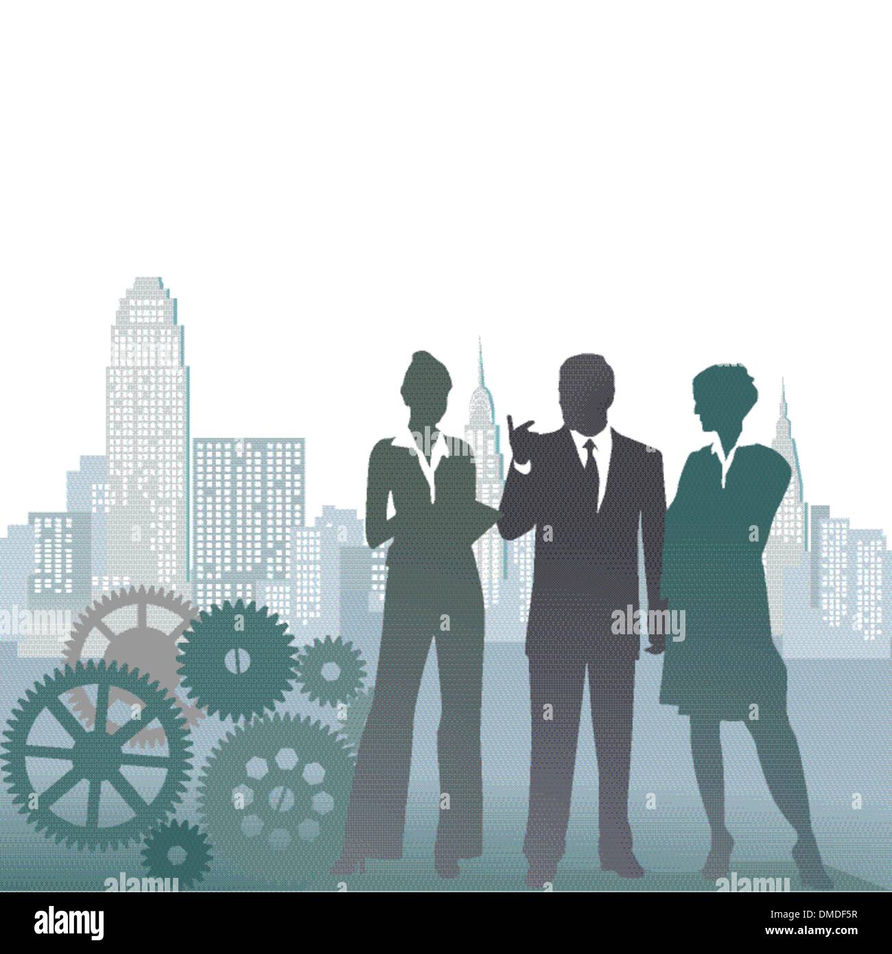 Business people planning conversation Stock Vector Images - Alamy