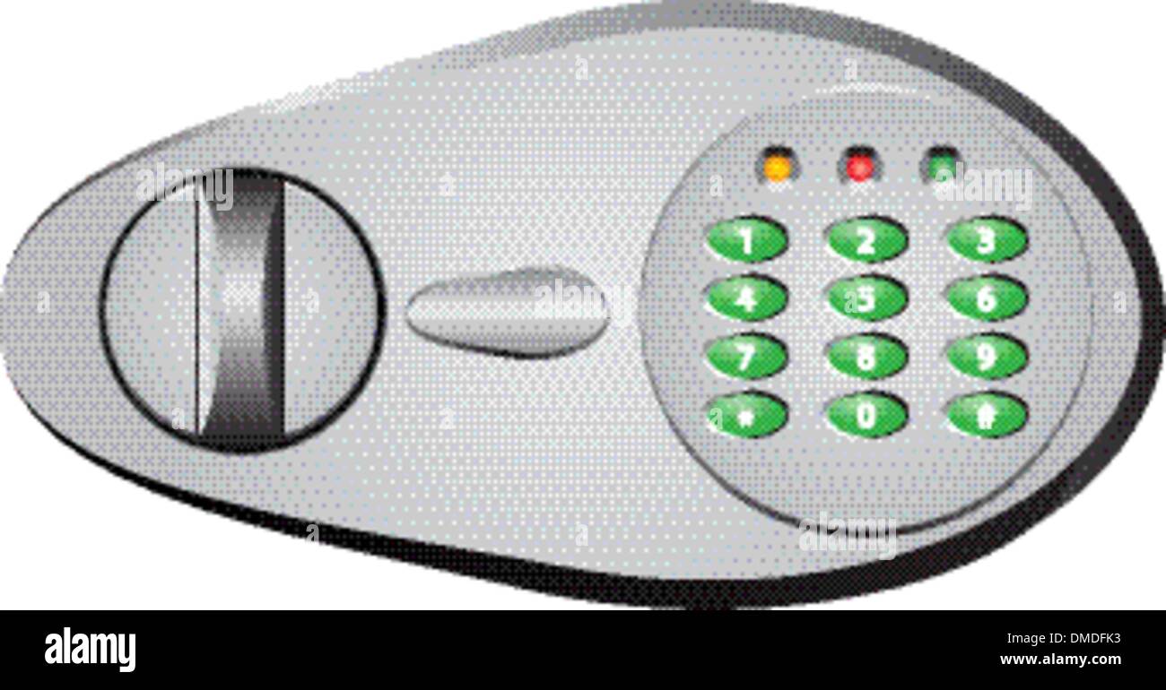 Digital lock for safe Stock Vector Image & Art - Alamy