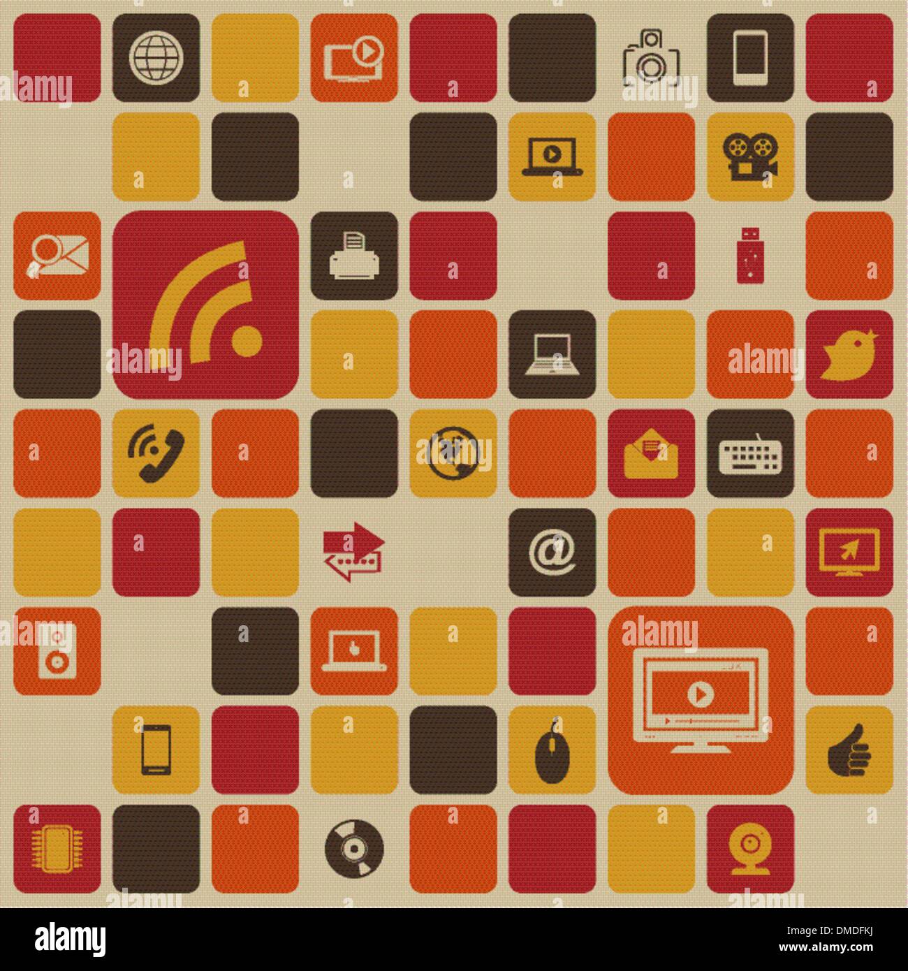 Background the computer2 Stock Vector Image & Art - Alamy