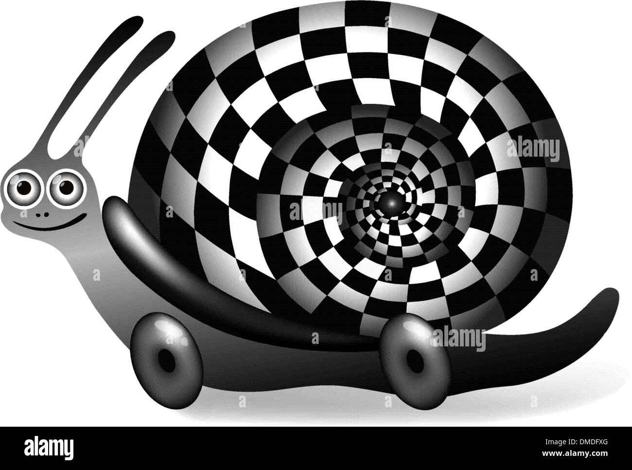 Snail wheel Stock Vector Images - Alamy