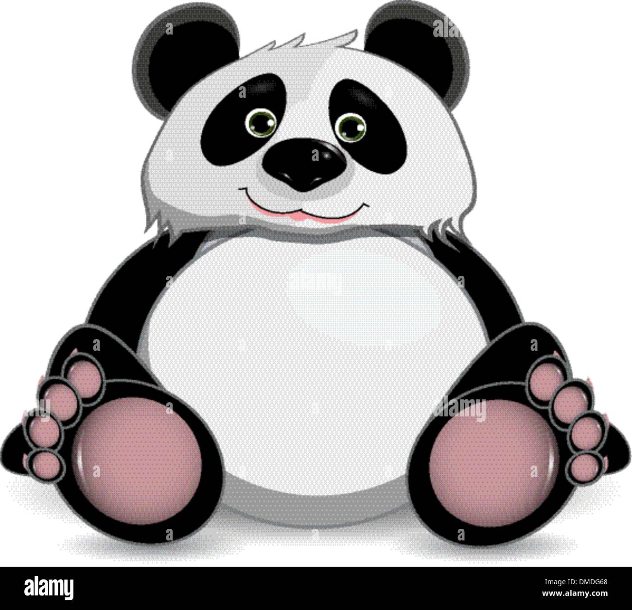 cute fat panda Stock Vector Image & Art - Alamy