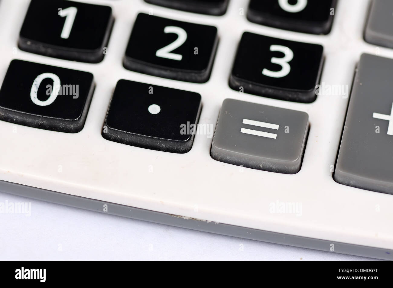 Close-up of calculator button. focus on the button = Stock Photo - Alamy