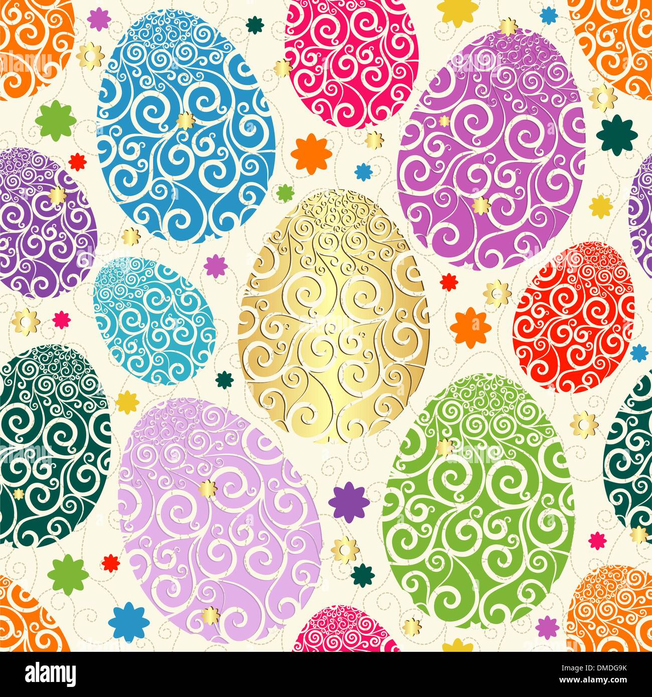 Easter seamless pattern Stock Vector Image & Art - Alamy