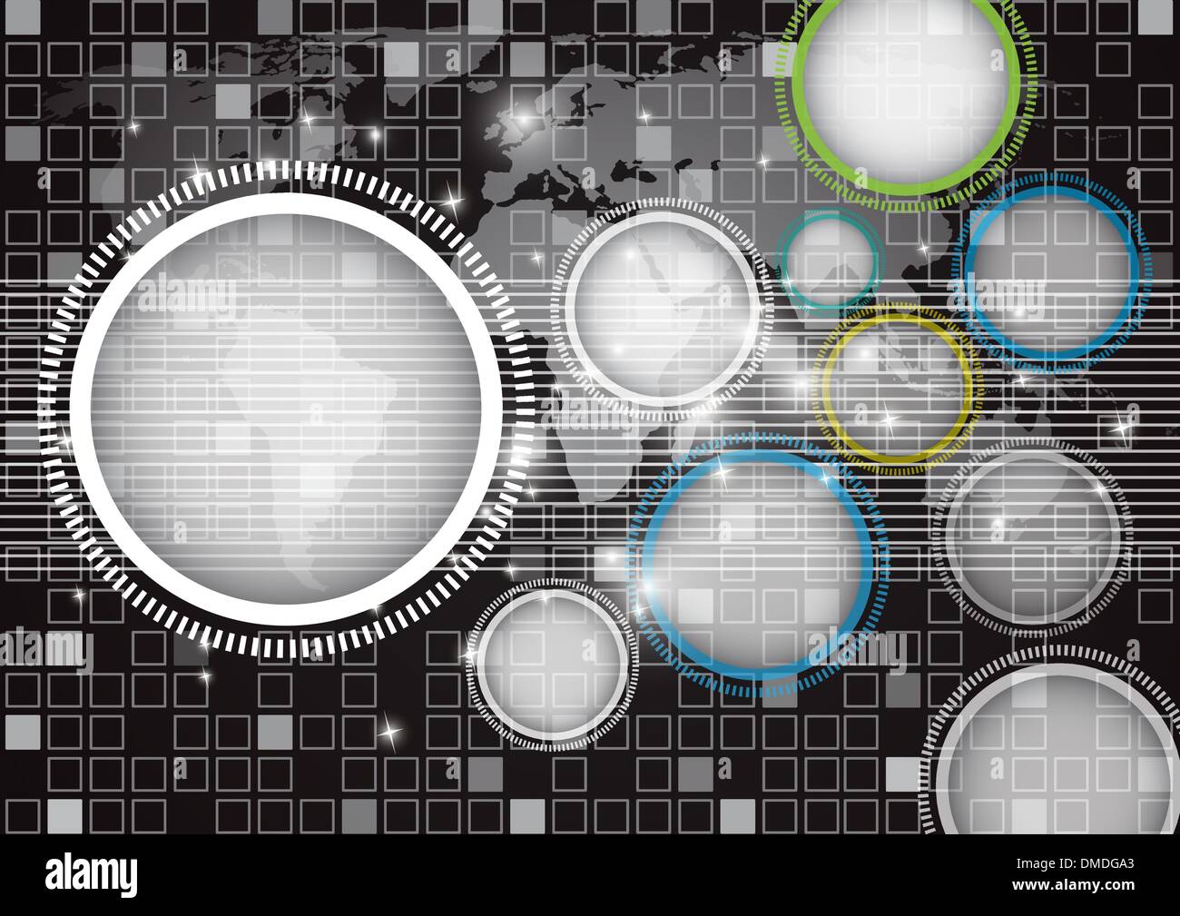 Abstract globe vector and technology background. eps10 Stock Vector ...