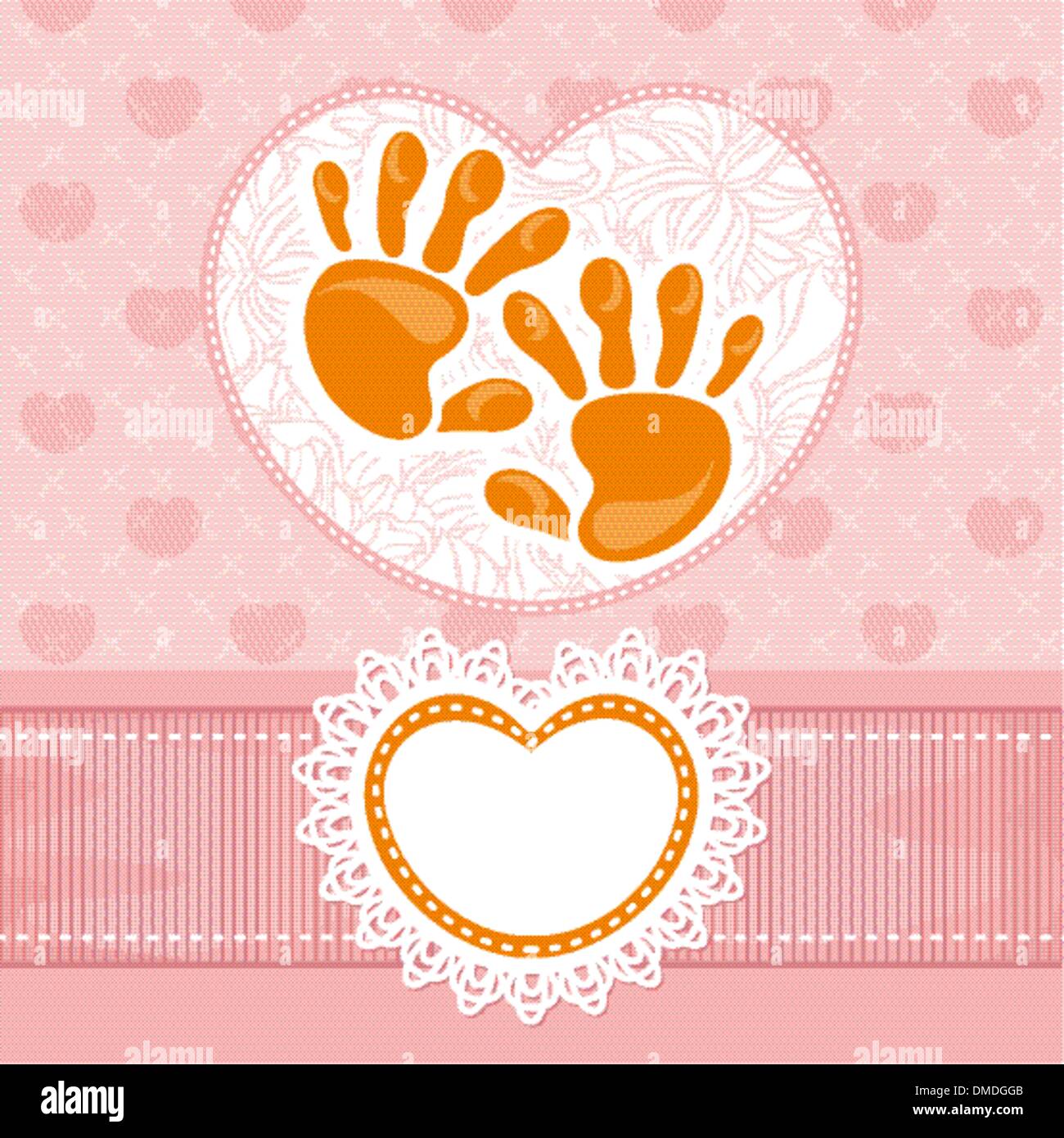 cute baby card Stock Vector Image & Art - Alamy