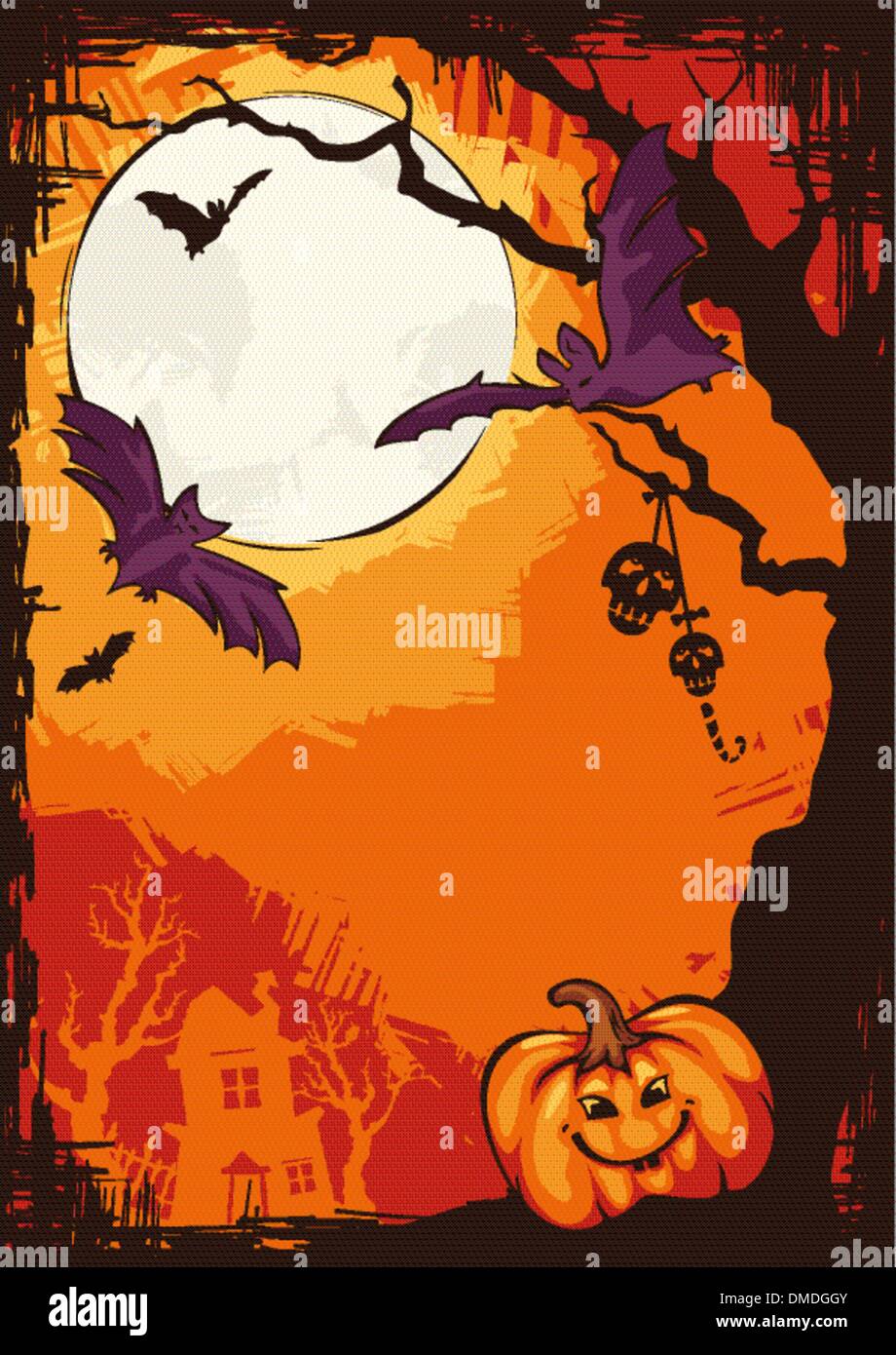 Halloween vector background Stock Vector Image & Art - Alamy