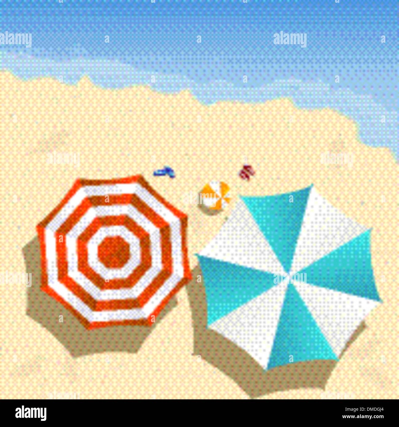Beach front Stock Vector Images - Alamy