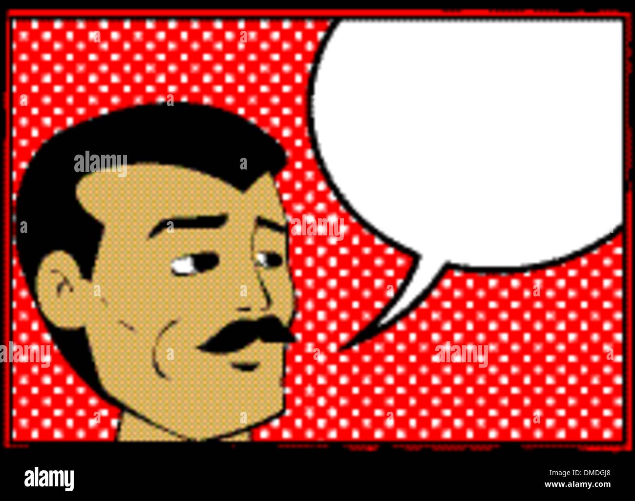 Line art closeup man Stock Vector Images - Alamy