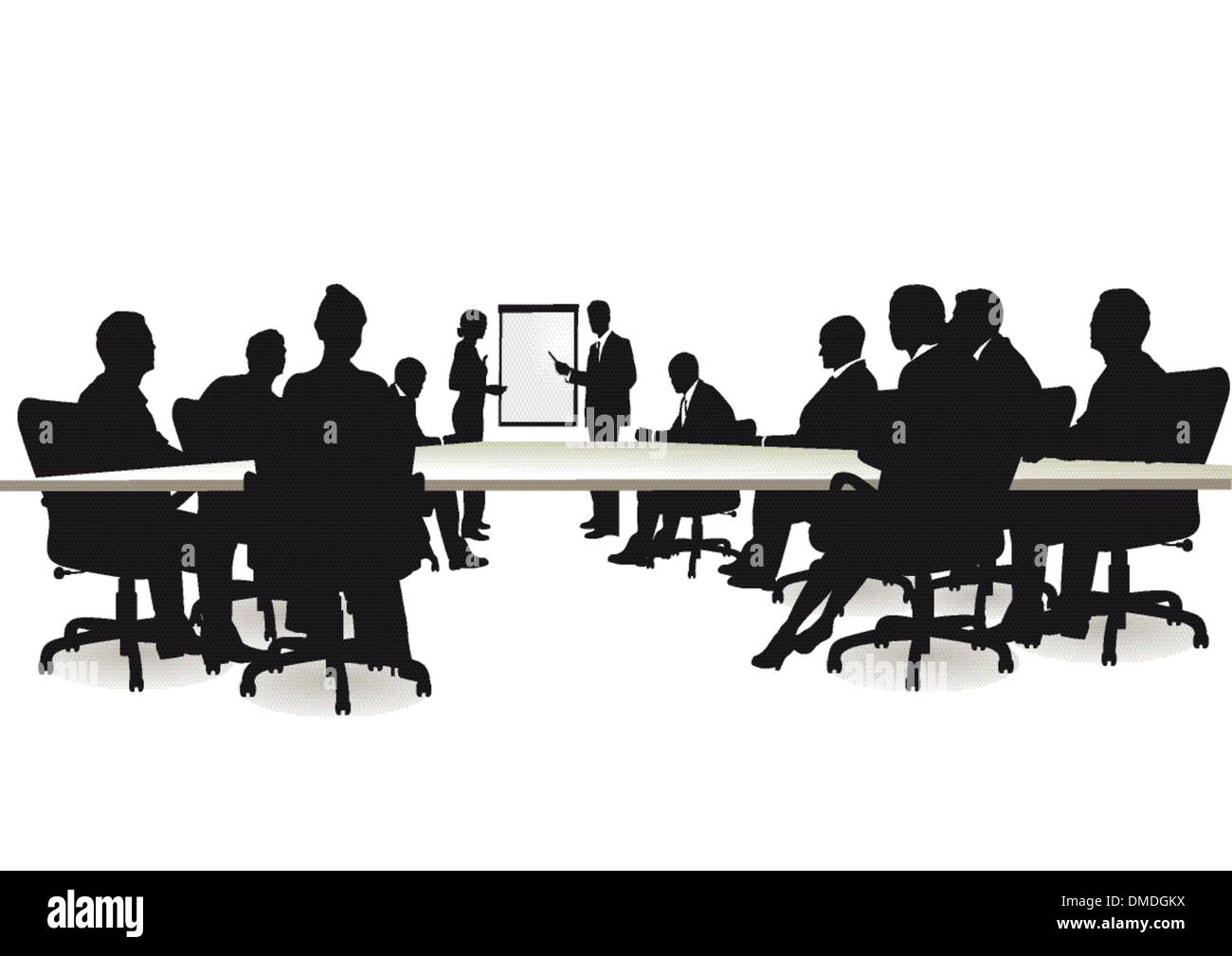 Marketing team discussion Stock Vector Images - Alamy