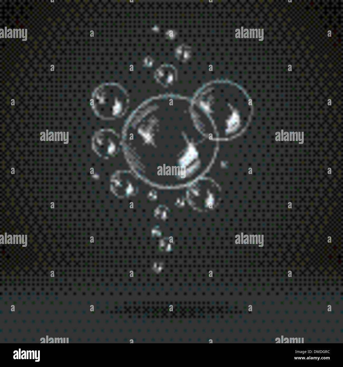 White bubbles black background hi-res stock photography and images - Alamy