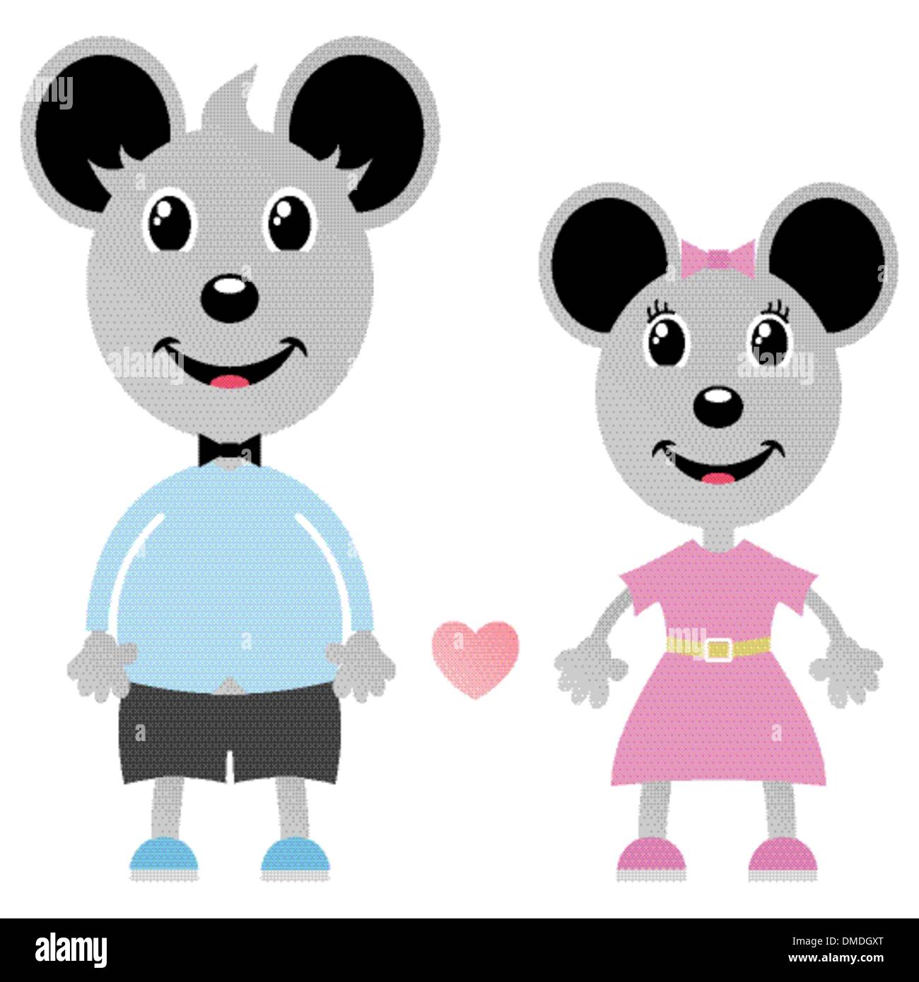 Two Mice Clipart
