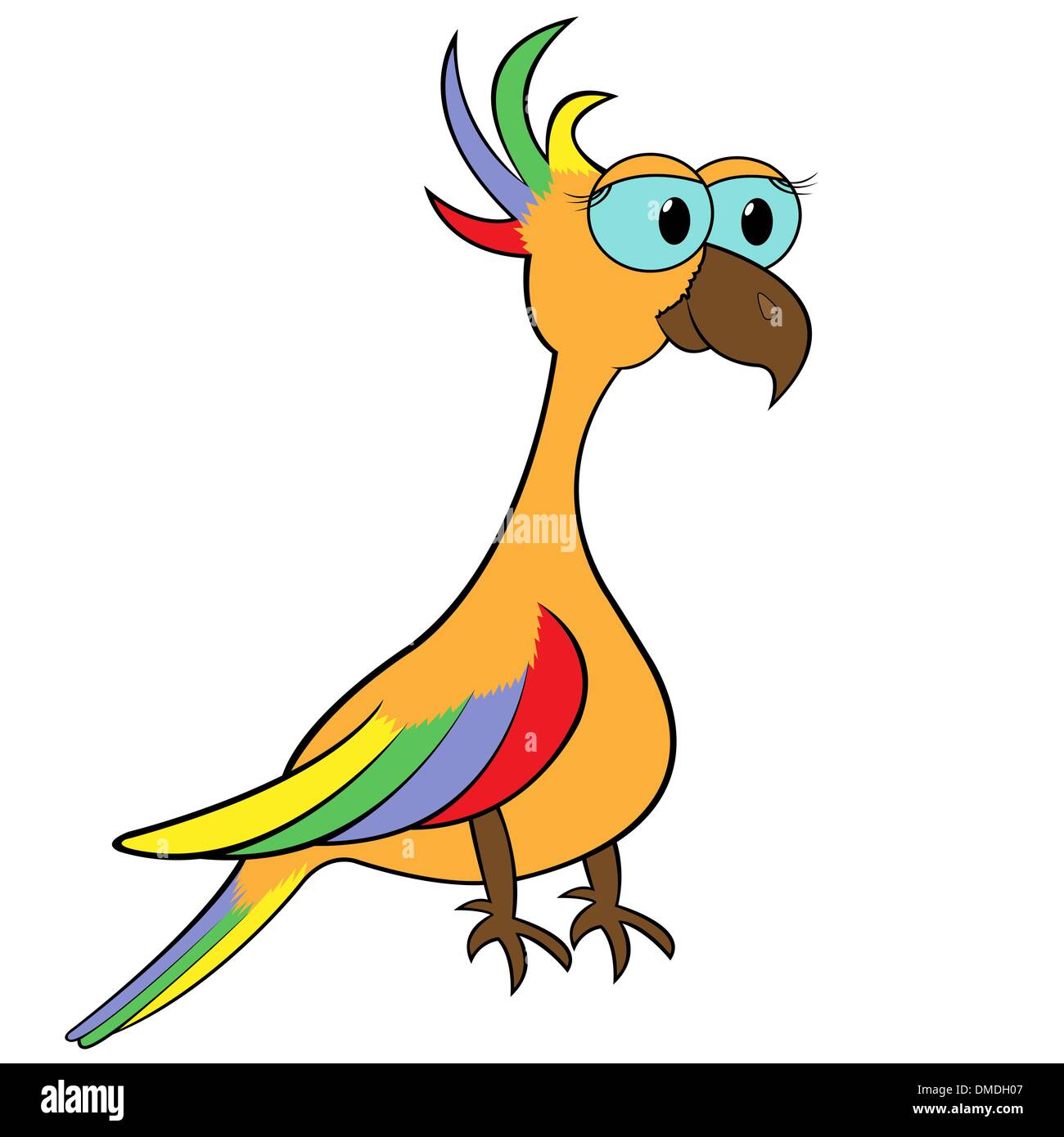Parrot cartoon hi-res stock photography and images - Alamy