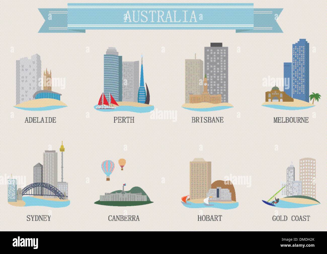 City symbol. Australia Stock Vector Image & Art - Alamy