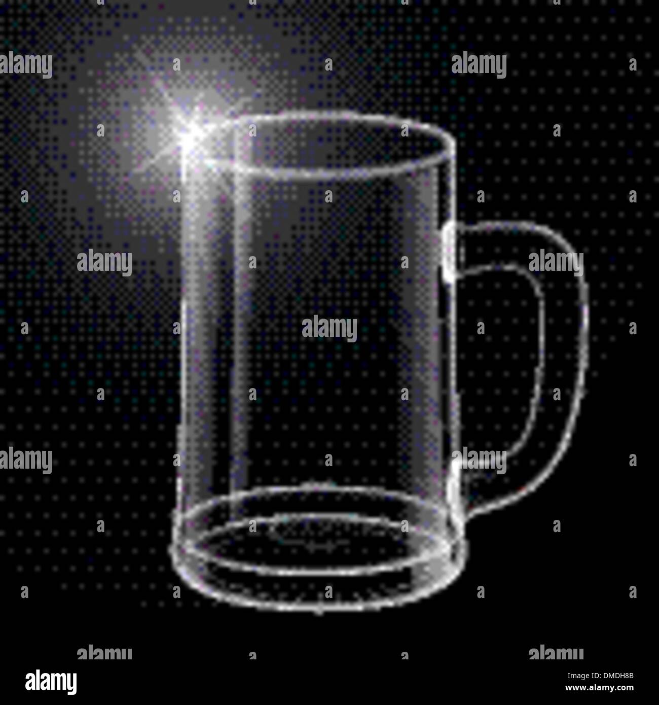 Beer full empty vector hi-res stock photography and images - Alamy