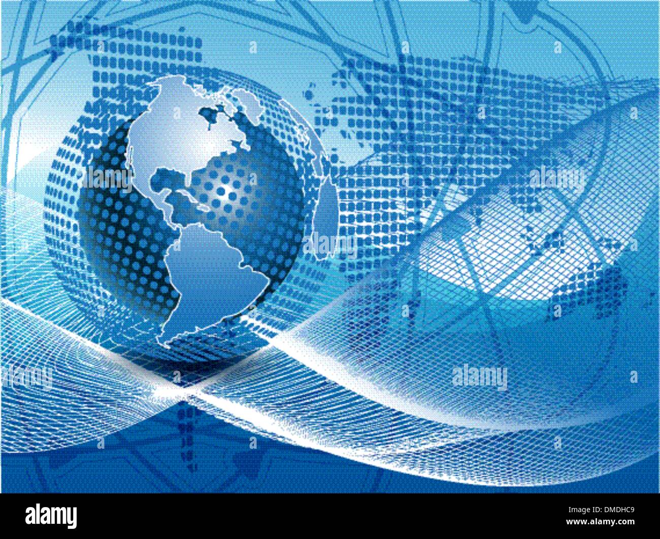 Mainland globe Stock Vector Images - Alamy