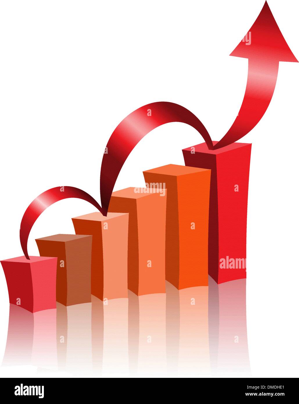 Inflation graph red arrow Stock Vector Images - Alamy