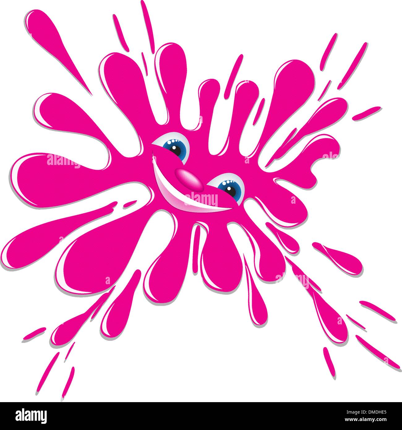 Pink blotch Stock Vector Images - Alamy