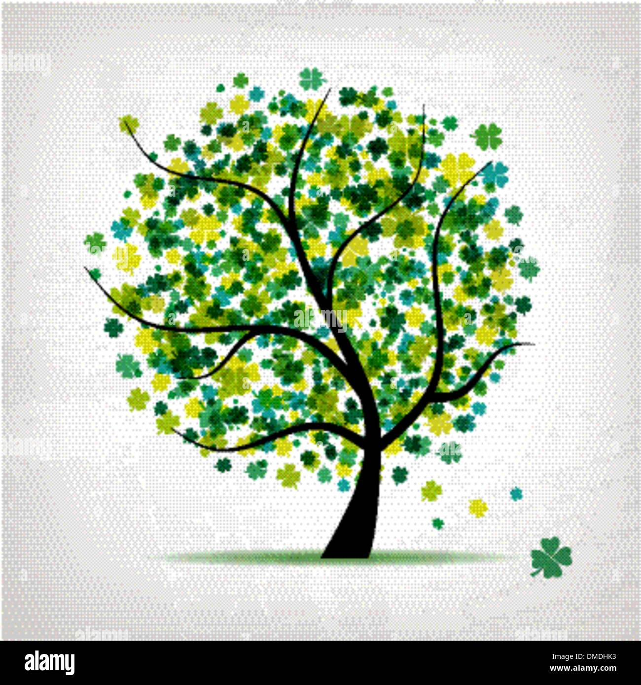 Art tree beautiful for your design Stock Vector Image & Art - Alamy