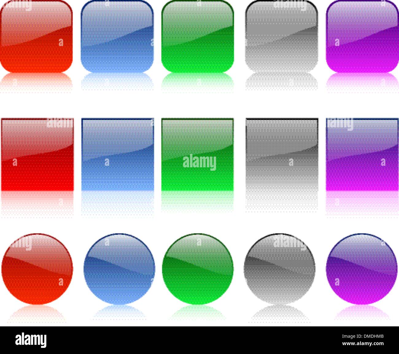 Blank button Stock Vector Images - Alamy