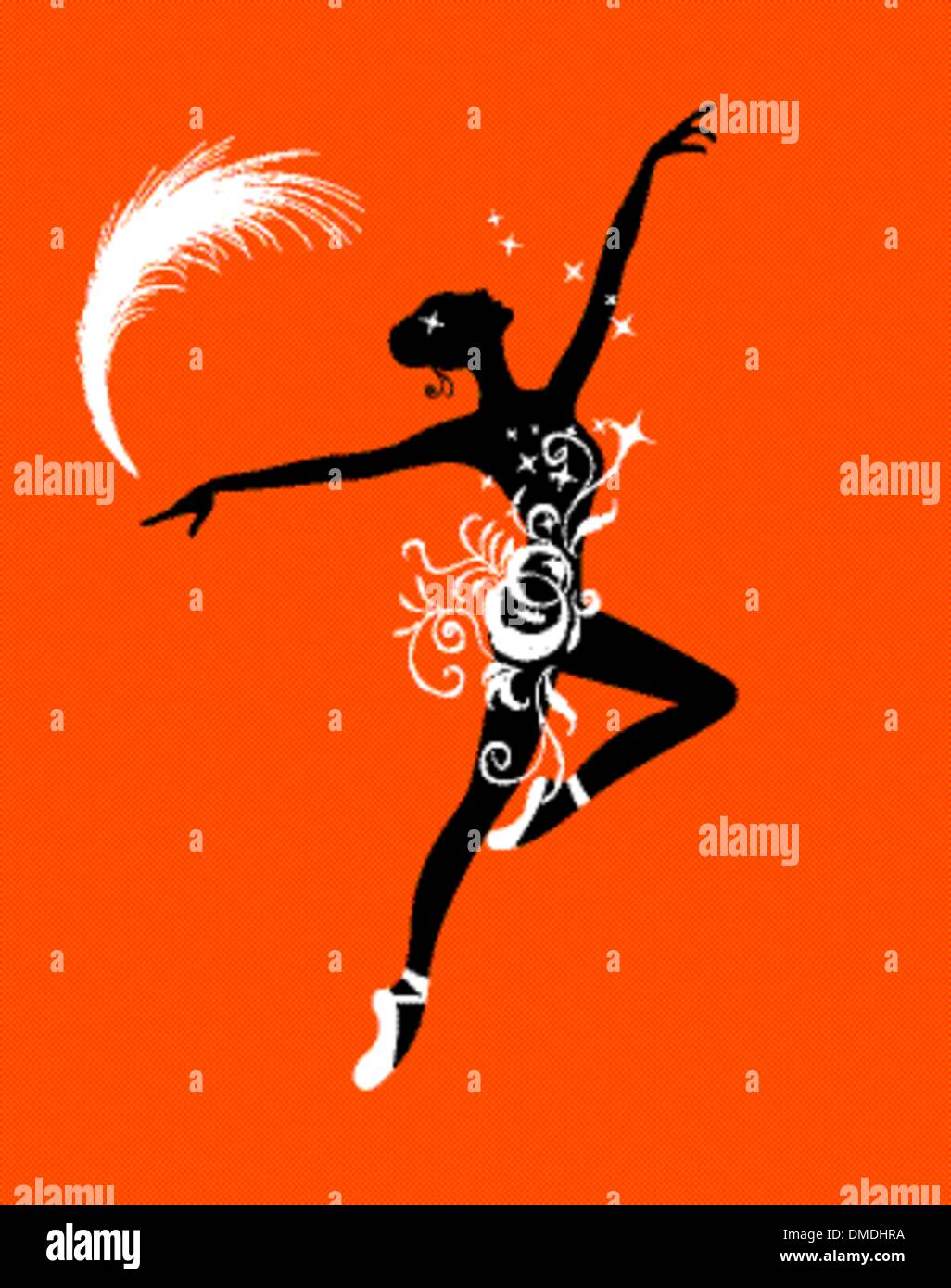 Female dancer painting hi-res stock photography and images - Alamy