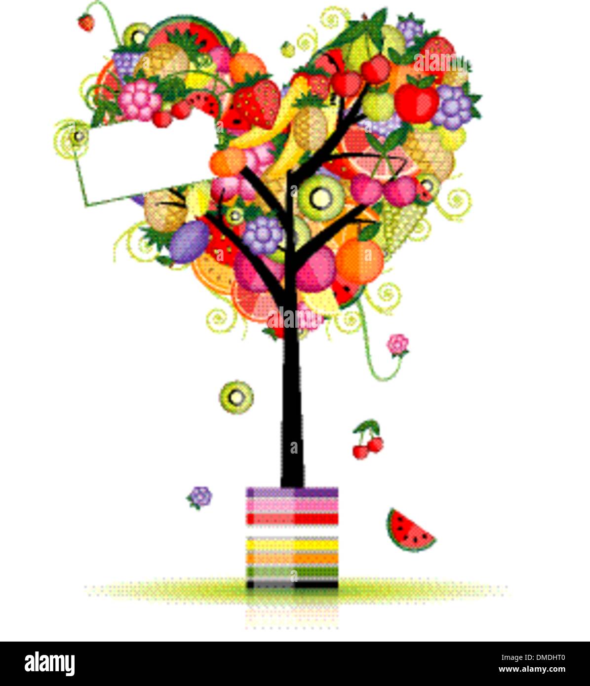 Pear in apple tree Cut Out Stock Images & Pictures - Alamy