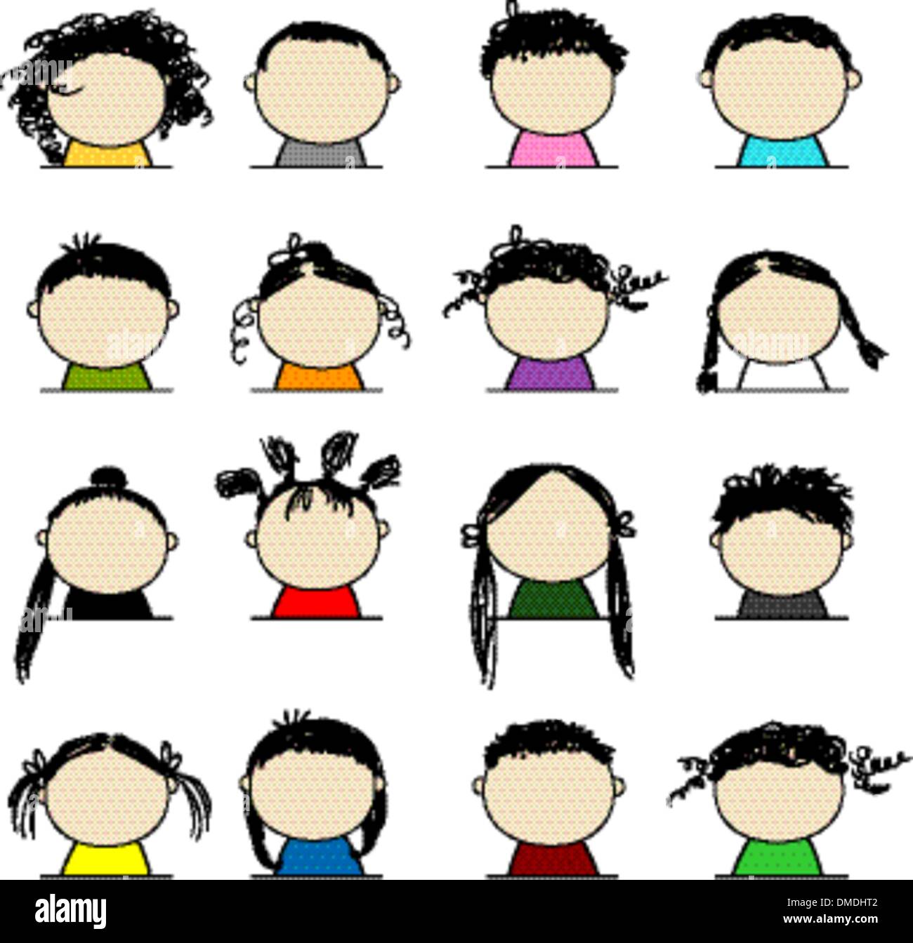 Icons people silhouette Stock Vector Images - Alamy