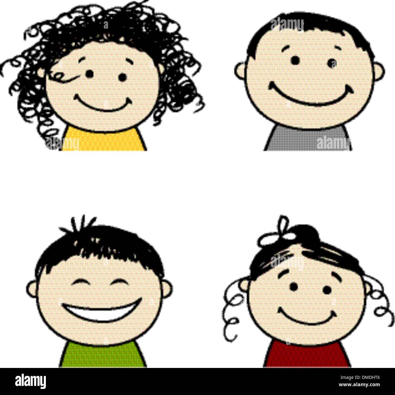 Smiling people icons for your design Stock Vector Image & Art - Alamy